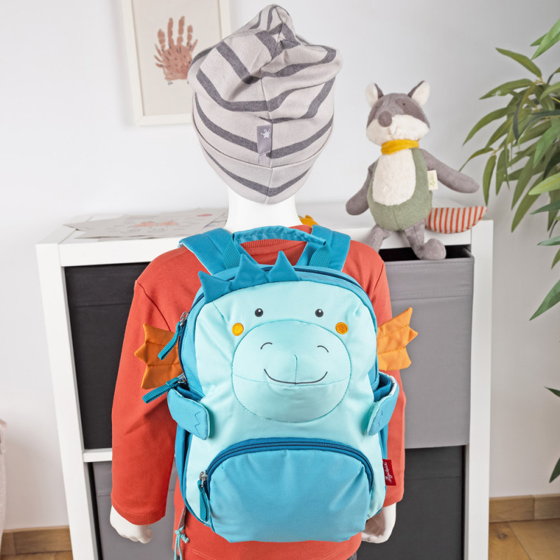 Rucsac pentru copii Dragon cu aripi si detalii 3D, Sigikid